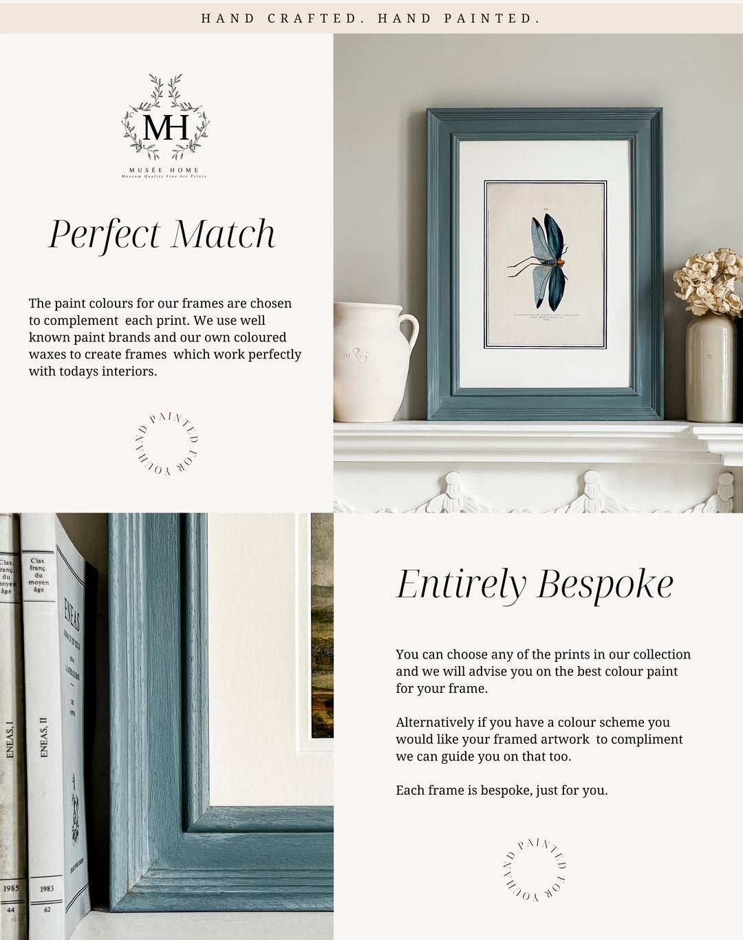 Hand Painted Frame Information - Musee Home